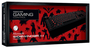 Microsoft SideWinder X4 Anti-Ghosting Gaming Keyboard - QOT