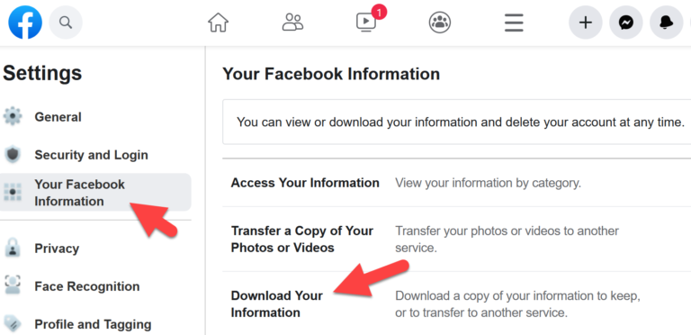 How to Download Facebook Data - QOT