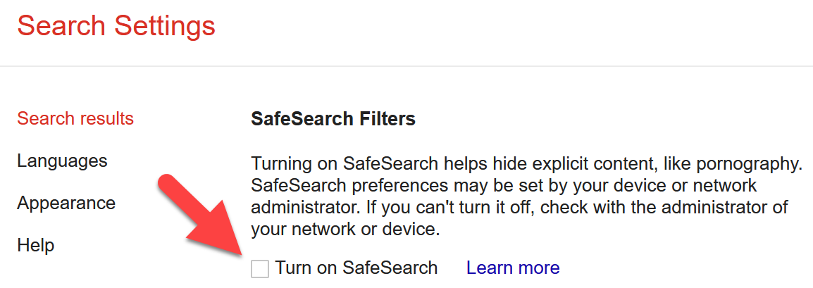 How to Turn On Google Safe Search