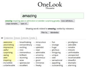 OneLook Reverse Dictionary Search Helps to Find Words: Free Thesaurus ...